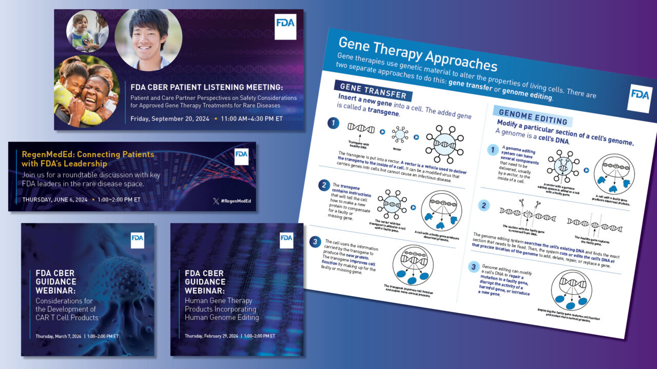 FDA: Gene Therapy Illustrations, Flyer, Social Media Ads | Susan B Art ...